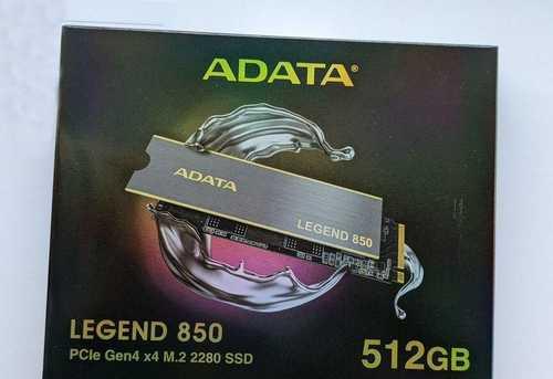 SSD 512гб PS5 A-Data Legend 850 aleg-850-512GCS