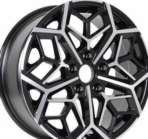 KDW KD1710 : 7x17 5*114,3 Et:50 Dia:67,1 Black Front Polished