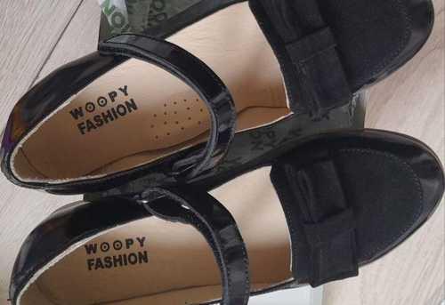 Туфли детские школьные woopy fashion новые