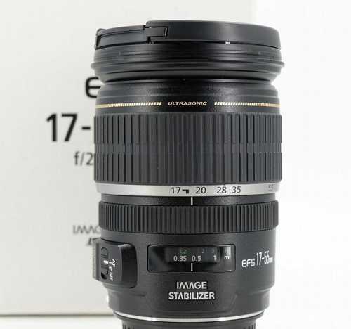 Canon EF-S 17-55mm f/2.8 IS USM, как новый, обмен