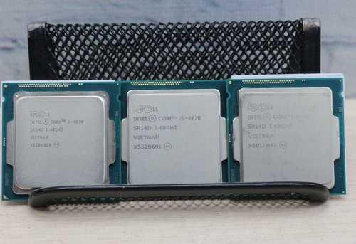 Процессор intel core i5-4670, 3.4 ггц, LGA 1150