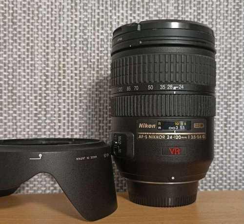 Nikon AF-S Nikkor 24-120mm f/3.5-5.6 G ED