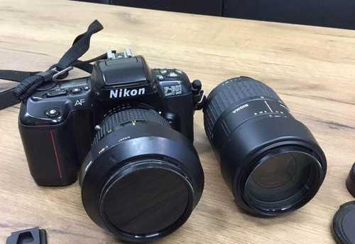 Nikon AF F-601 + две оптики