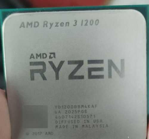 Процессор ryzen 3 1200