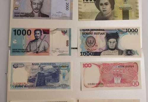 Набор банкнот Индонезии 10 шт unc