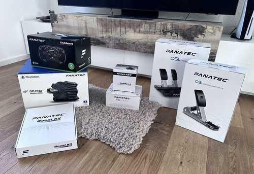 Набор Fanatec DD Pro 8NM, руль FormulaV2.5X