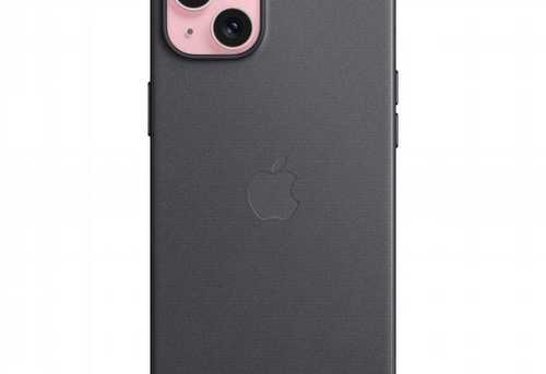 Чехол FineWoven для iPhone 15 с MagSafe (Black)
