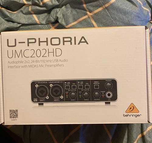 Внешняя звуковая карта с usb behringer umc202hd