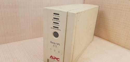 Ибп APC Back-UPS CS 500 б/у, без акб