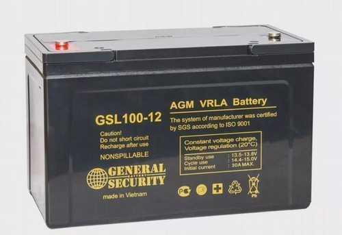 Аккумулятор General Security GSL 100-12