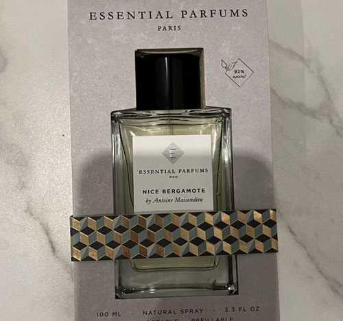 Essential parfums paris nice bergamote refillable