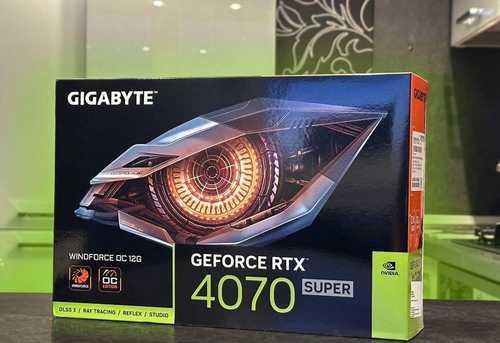 Новая Gigabyte RTX 4070 super WindForce
