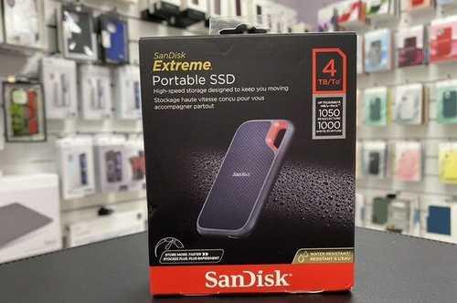 Портативный SSD SanDisk Extreme V2 4Tb новый