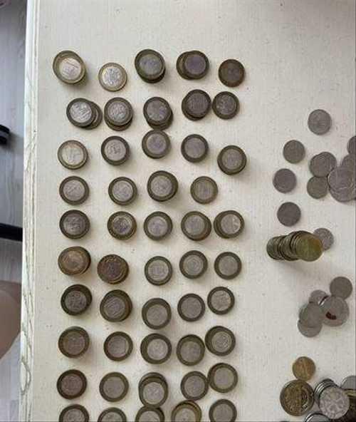 Монеты коллекционные десять рублей