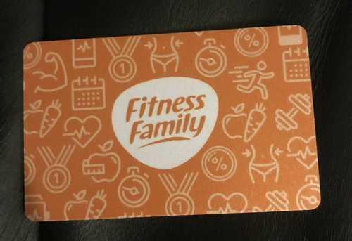 Абонемент в family fitness до сентября 2024