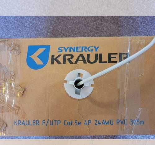 Кабель витая пара медь Krauler cat.5e 4pair 24AWG