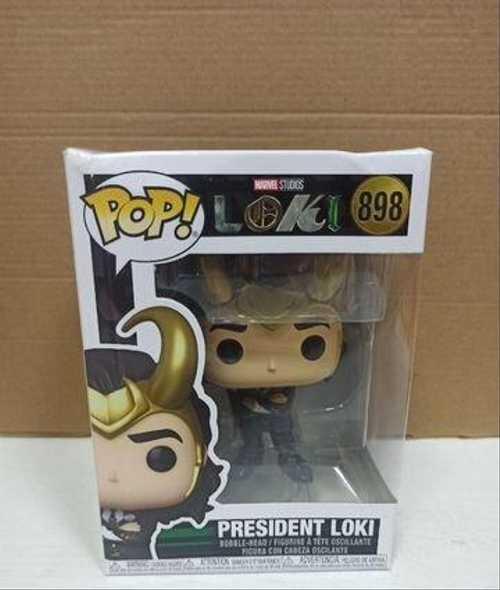 Фигурка Funko POP Marvel Loki President помятая