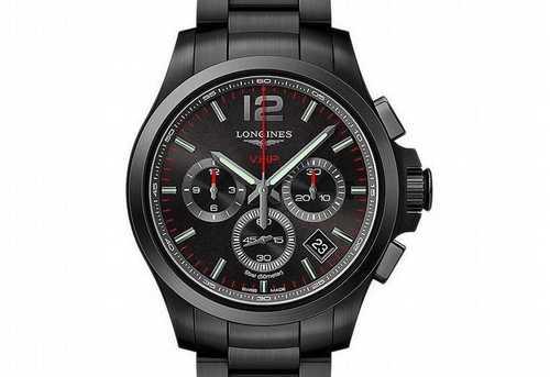 Новые Longines Conquest V.H.P. Black хронограф