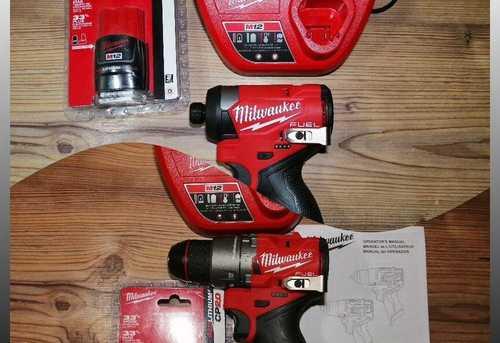 Дрель Milwaukee 3404, винтоверт 3453 наборы