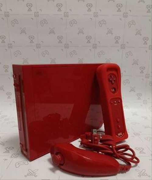 Nintendo Wii RVL- 001 EUR Super Mario Bros Red 25t