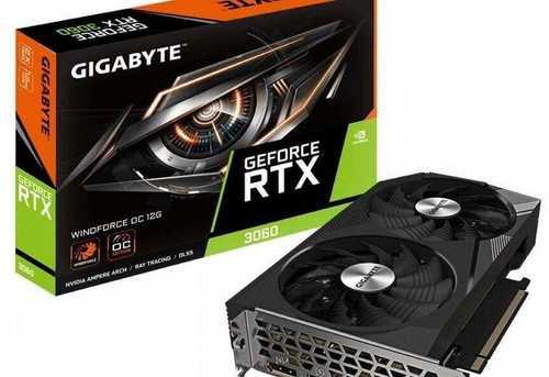 Видеокарта gigabyte GeForce RTX3060 windforce OC 1