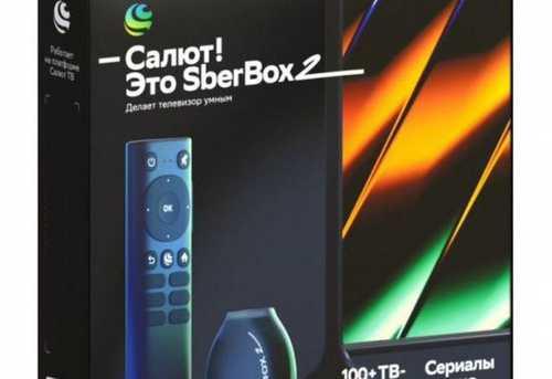 Cмарт Тв-Приставка SberBox 2 4K UHD 2/16Гб с Wi-Fi