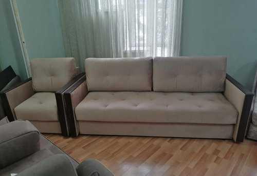 Комплект Милан диван + кресло