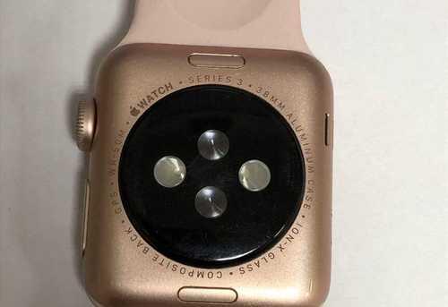 Часы apple watch 3 38 mm (привязаны) Ши142