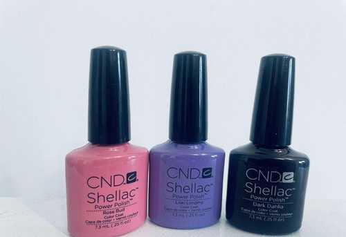 Гель лак для ногтей шеллак shellac cnd
