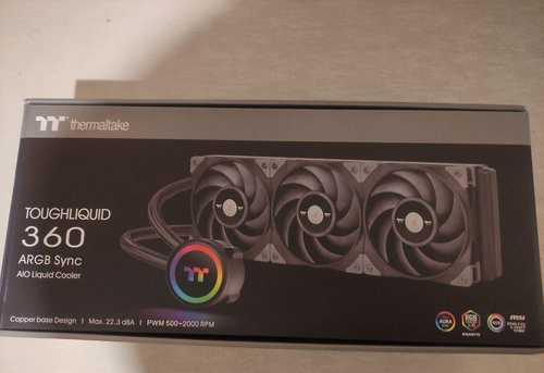 Новая сжо Thermaltake toughliquid 360 argb Sync