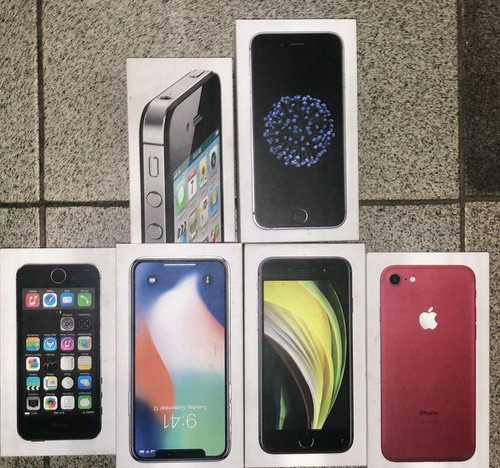 Коробка от iPhone 4, 5, 6, 7, 7S, оригинал