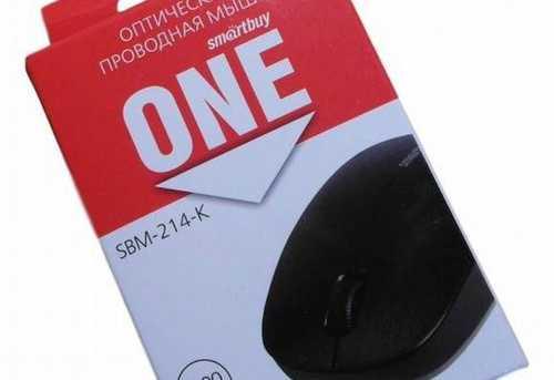 Мышь проводная Smartbuy ONE 214-K (SBM-214-K) черн