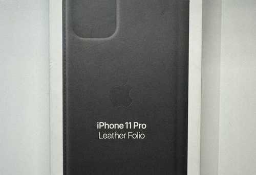 Чехол Apple iPhone 11 Pro Leather Folio Black