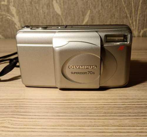 Пленочный фотоаппарат olympus superzoom 70g