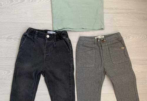 Вещи Zara пакетом 98 джинсы брюки рубашка