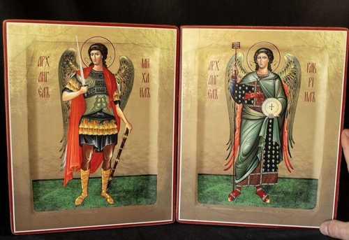 Парные иконы Архангелов Михаила и Гавриила