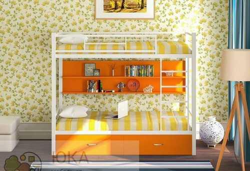 Двухъярусная кровать "Венеция 80" Оранж