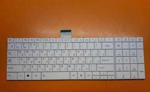 Клавиатура для ноутбука Toshiba C50 белая