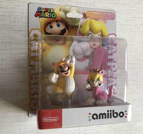 Amiibo Cat Mario & Cat Peach (Европа)