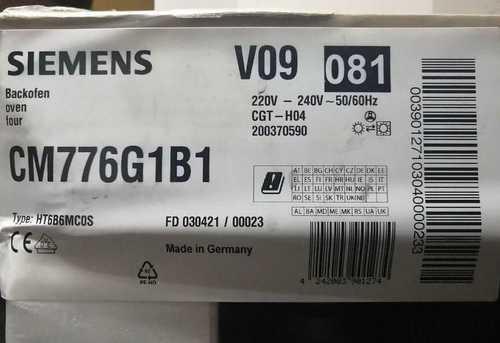 Электрический духовой шкаф Siemens iQ700 CM776G1B1