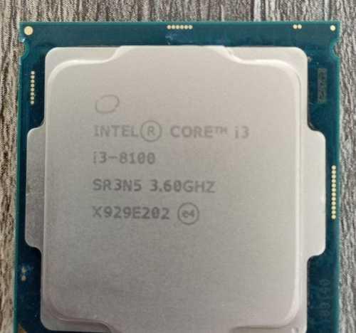 Intel core i3 8100