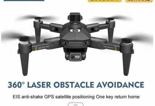 Квадрокоптер (дрон) K80Pro,GPS,2 кам:8K/HD, 1,5км