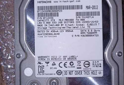 Жёсткие диски Hitachi 3tb