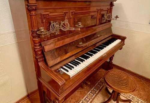 Антикварное пианино W.Hoffman 1911 года