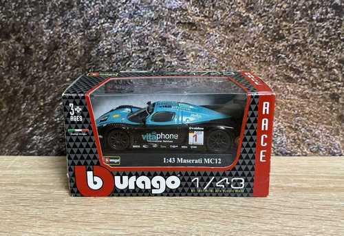 Новая машина BBurago 1:43 Maserati MC12