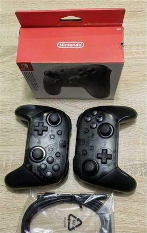 Пара Оригинальных Nintendo Switch Pro Controller-а