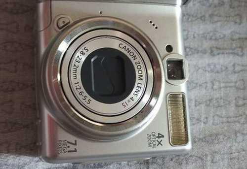 Компактный фотоаппарат canon powershot A570 is