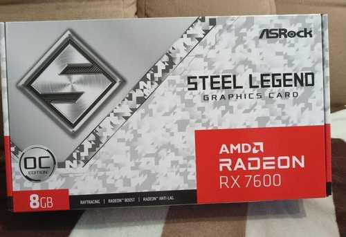 Видеокарта Radeon rx 7600 Steel Legend