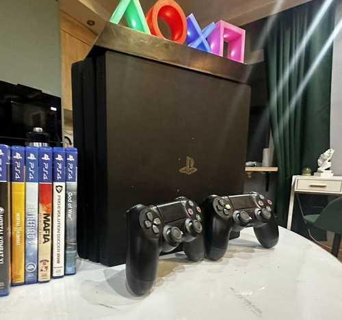 Sony playstation 4 pro 1tb 2 геймпада