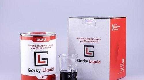 Фотополимерная смола Gorky liquid Simple черная